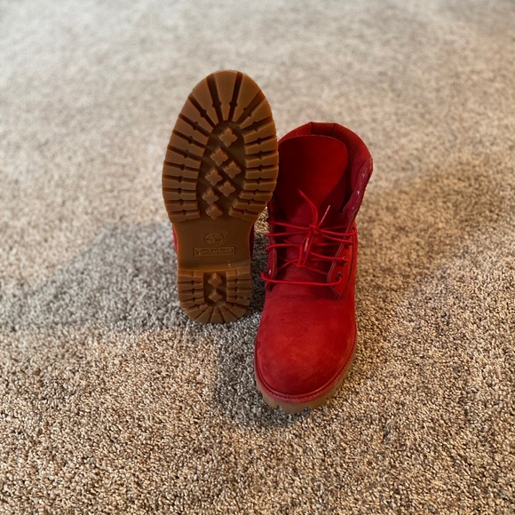 Timberland | Shoes | Timberland Red 6 Inch Premium Boots | Poshmark